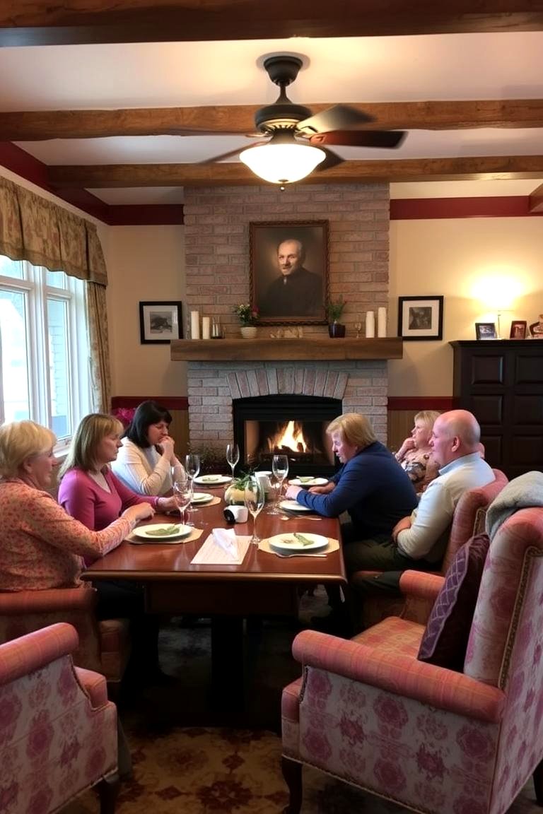 22 Inviting Dining Room With Fireplace Layout Ideas - Lost At E Minor