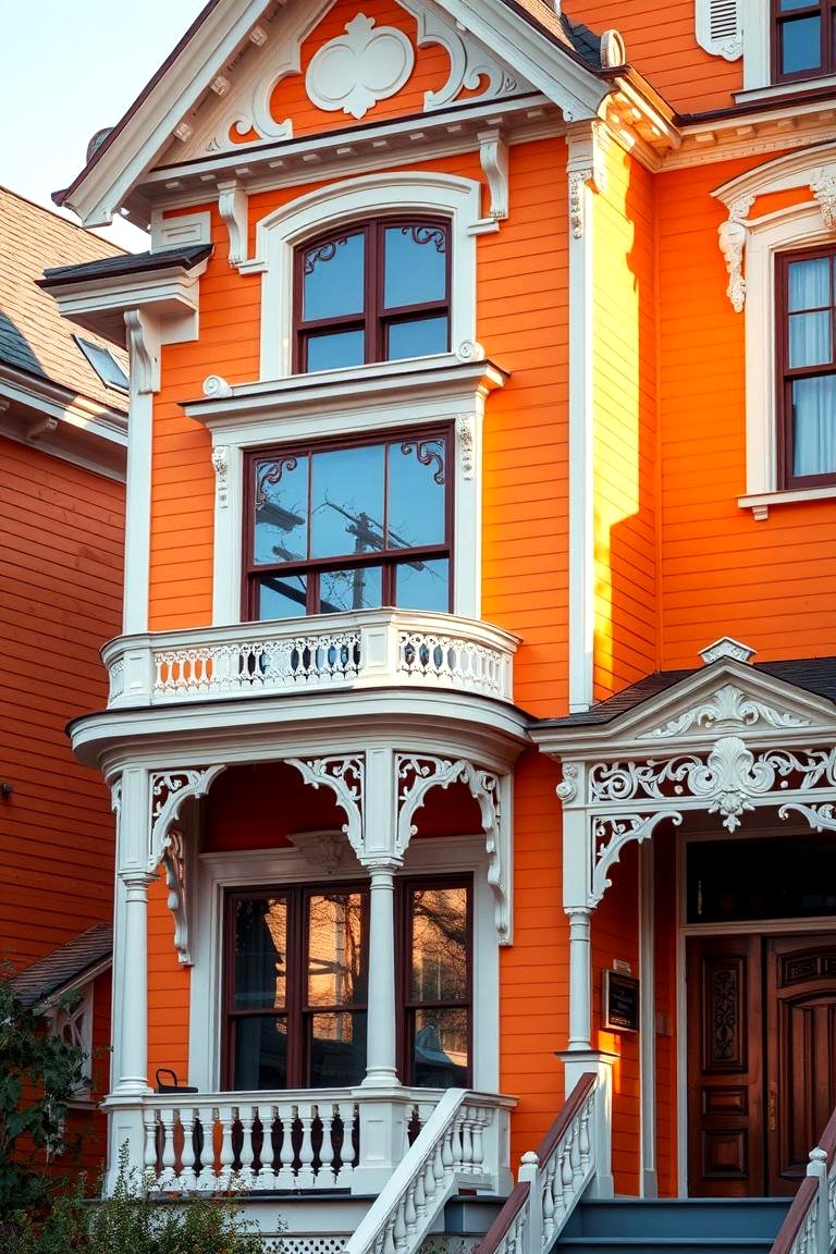 22 Orange House Exterior Ideas for Bold Curb Appeal - Lost At E Minor