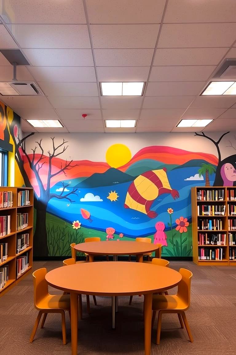 22 Library Mural Ideas for a Stunning Home Reading Space - Lost At E Minor