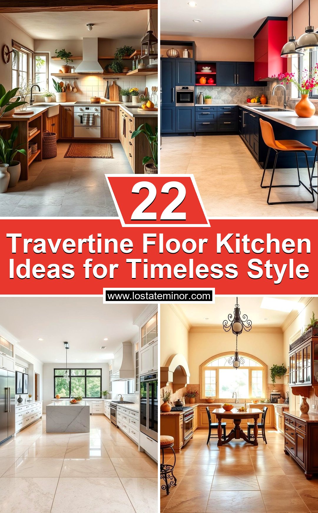 22 Travertine Floor Kitchen Ideas for Timeless Style - Lost At E Minor