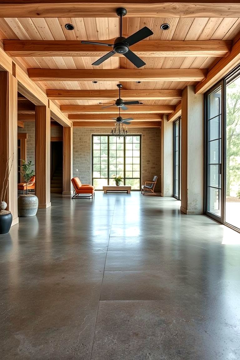 22 Concrete Floor Ideas for Durable & Stylish Home Surfaces - Lost At E ...