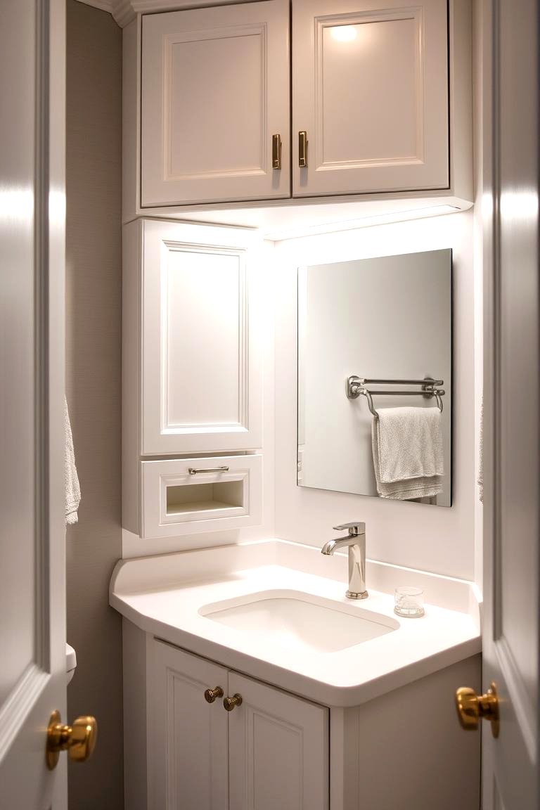 22 Small Bathroom Lighting Solutions for Bright, Airy Spaces - Lost At ...
