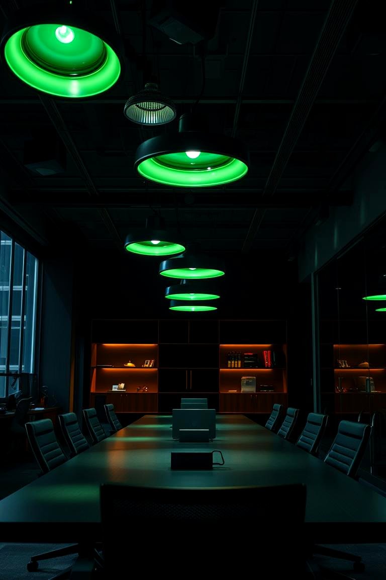 22 Dark Green Office Ideas for a Focused Work Environment - Lost At E Minor