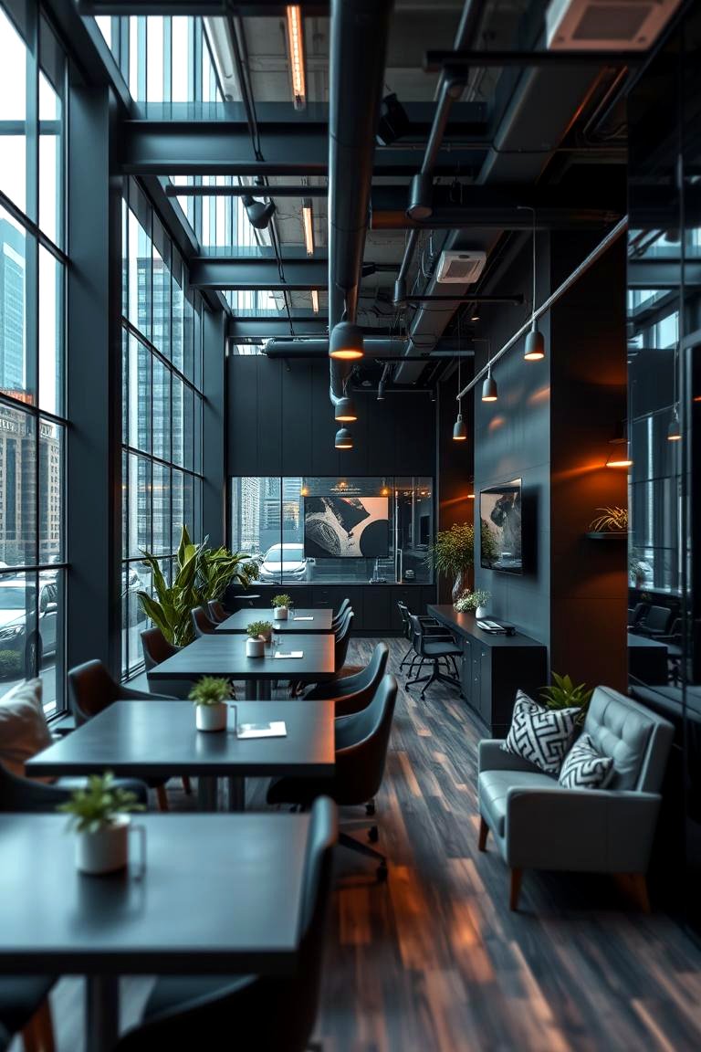 22 Dark Home Office Design Ideas for Focused Productivity - Lost At E Minor