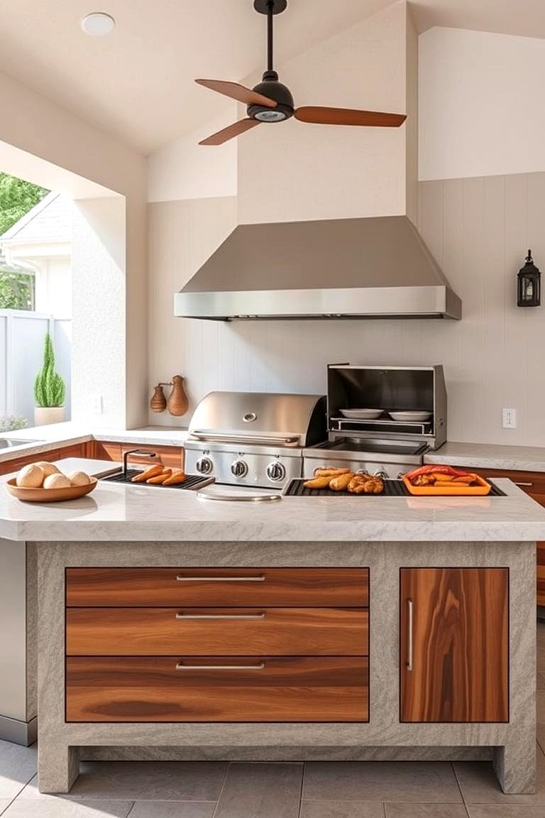 22 Sizzling BBQ Island Ideas for Your Outdoor Cooking Oasis - Lost At E ...