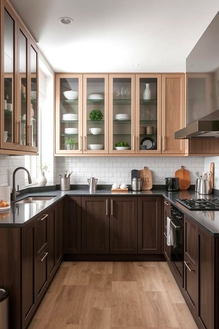 22 Modern Glass Kitchen Cabinet Ideas for Sleek Designs - Lost At E Minor