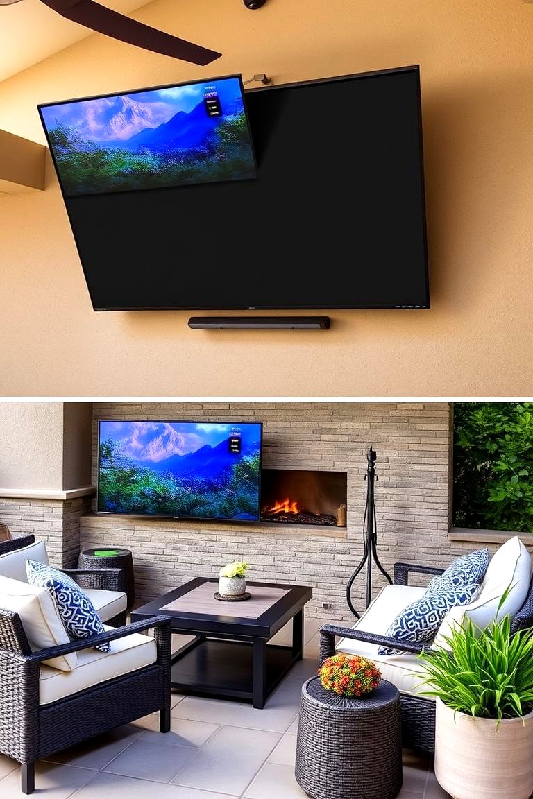 22 Outdoor TV Ideas for Ultimate Backyard Entertainment - Lost At E Minor
