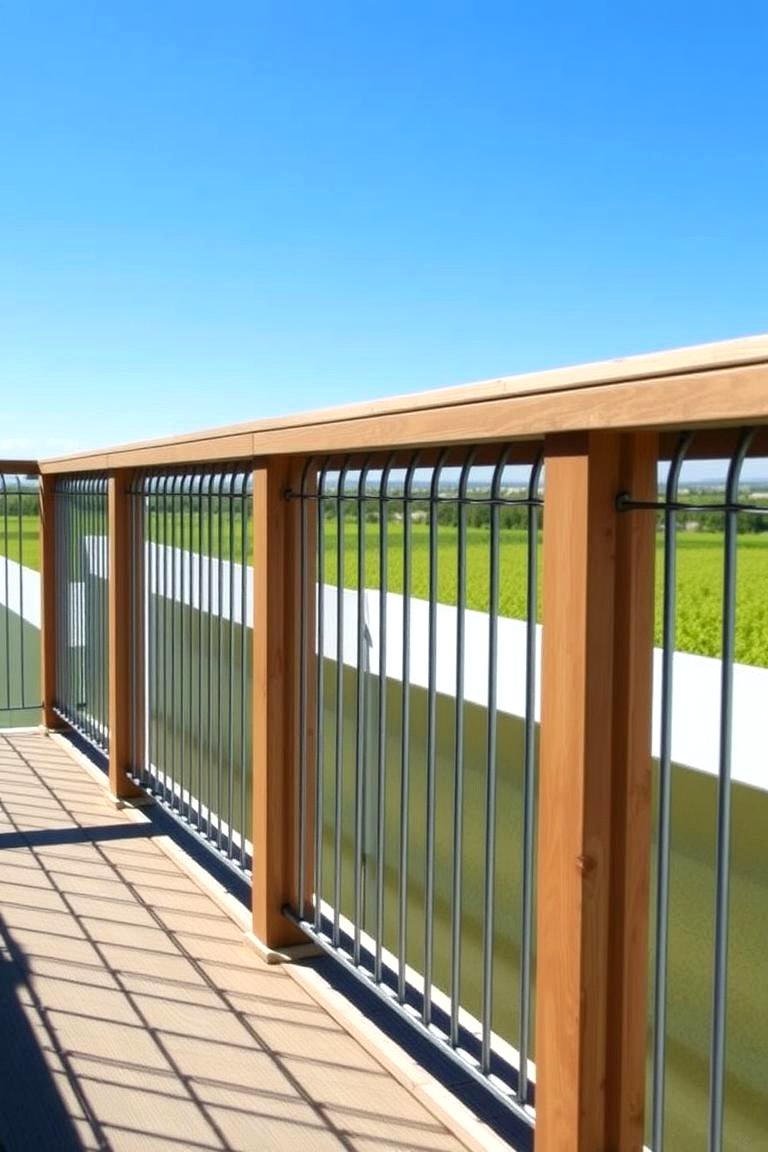 22 Hog Wire Deck Railing Ideas: Modern & Rustic Designs - Lost At E Minor