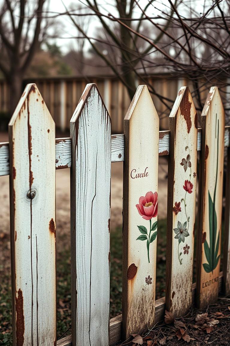 22 Unique Fence Art Ideas to Personalize Your Outdoor Space - Lost At E ...