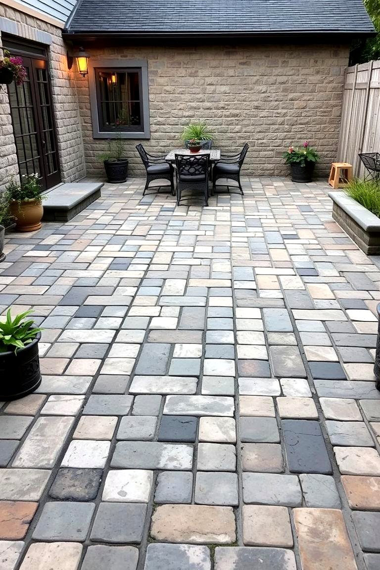 22 Paver Patio Design Ideas for Durable Outdoor Surfaces - Lost At E Minor