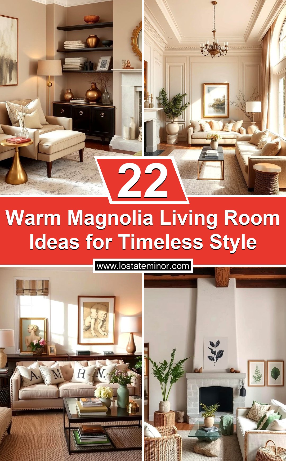 22 Warm Magnolia Living Room Ideas for Timeless Style - Lost At E Minor