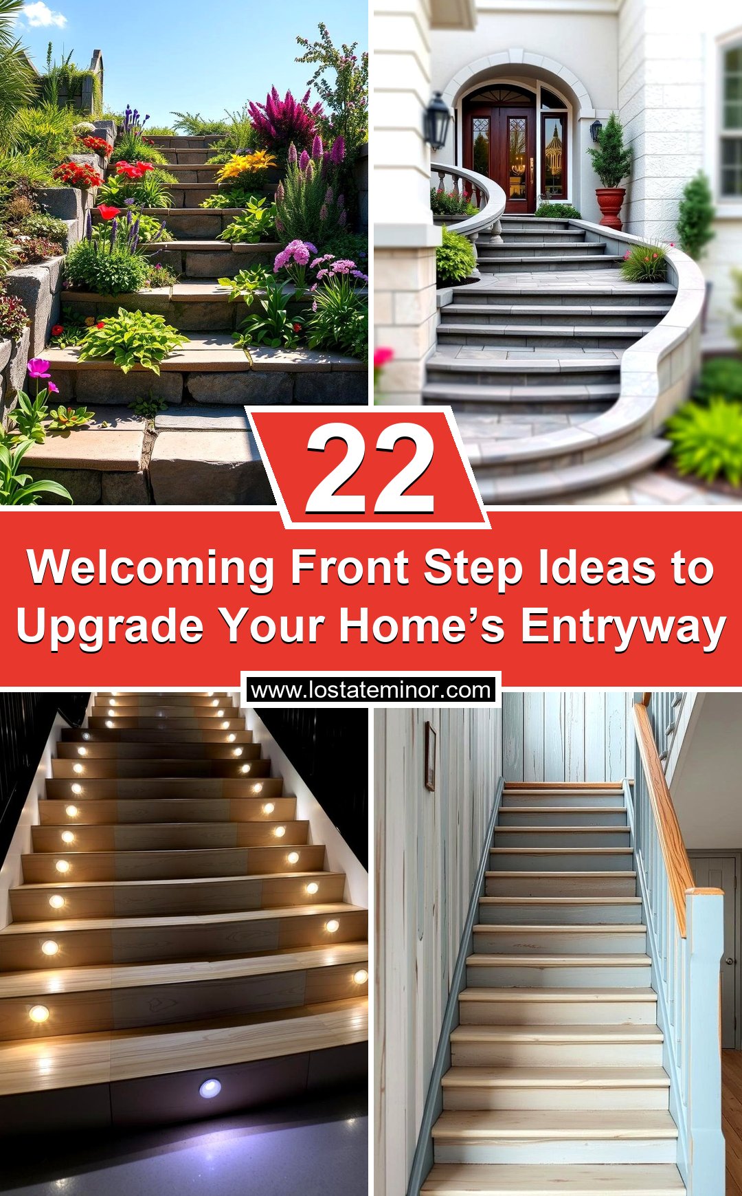 22 Welcoming Front Step Ideas to Upgrade Your Home's Entryway - Lost At ...