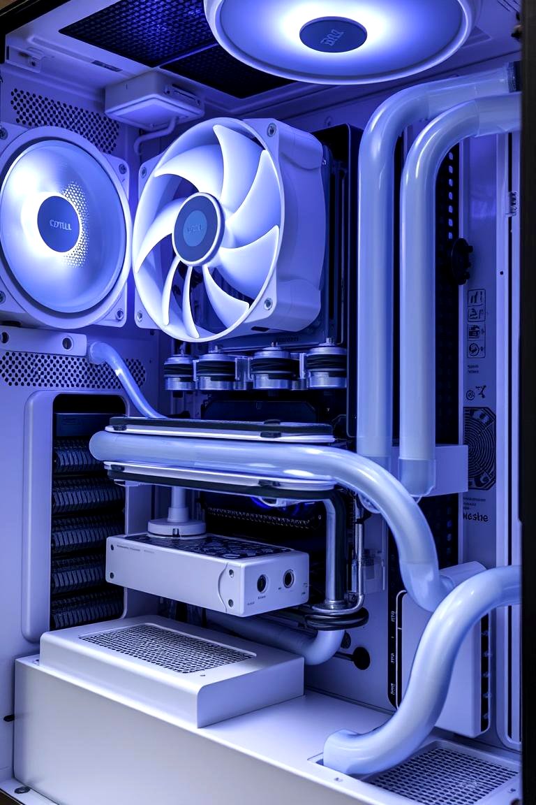 22 All White Gaming Setup Ideas for a Sleek Modern Look - Lost At E Minor