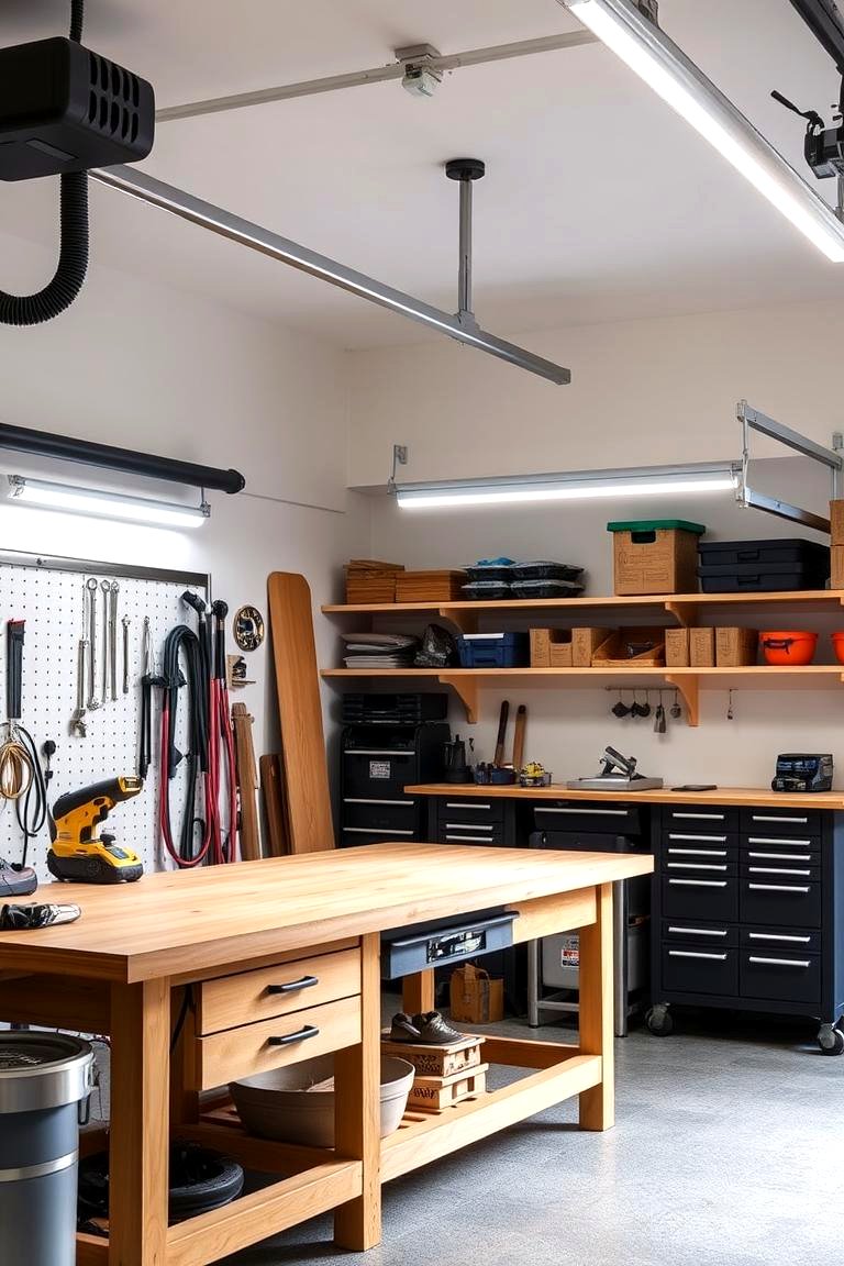 22 Functional Garage Workbench Designs for DIYers - Lost At E Minor