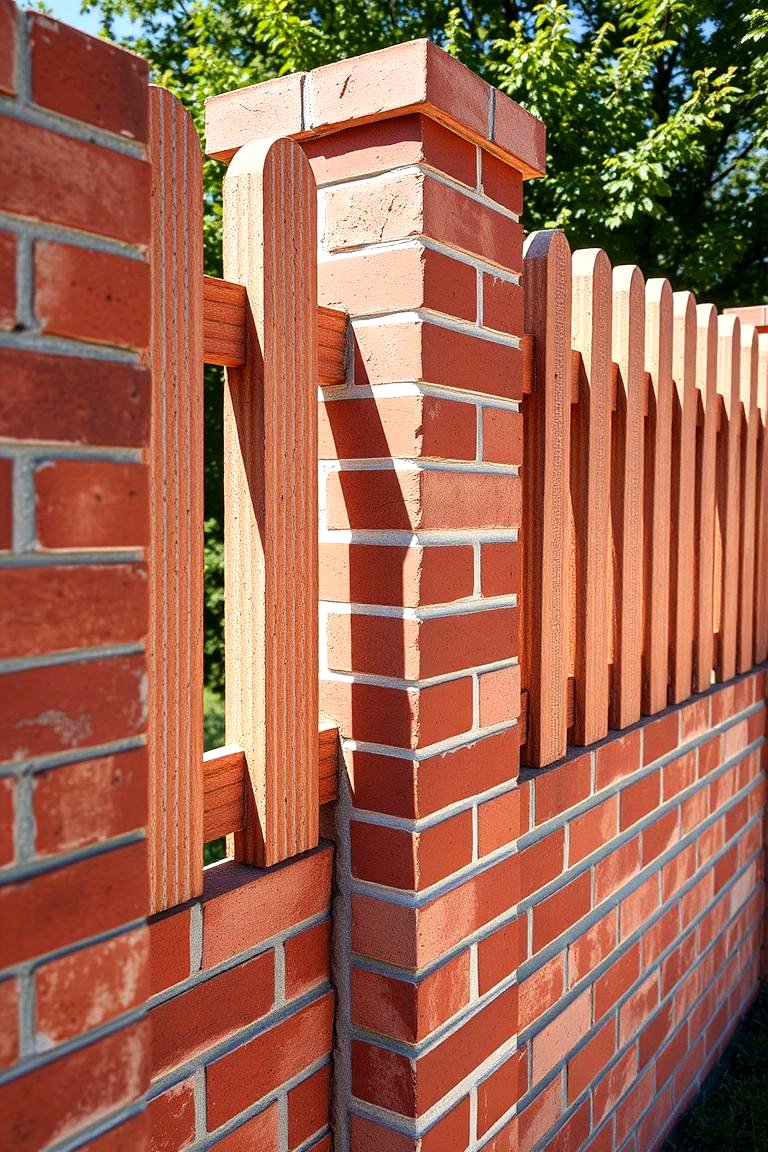 22 Classic Front Yard Brick Fence Ideas for Privacy & Elegance - Lost ...