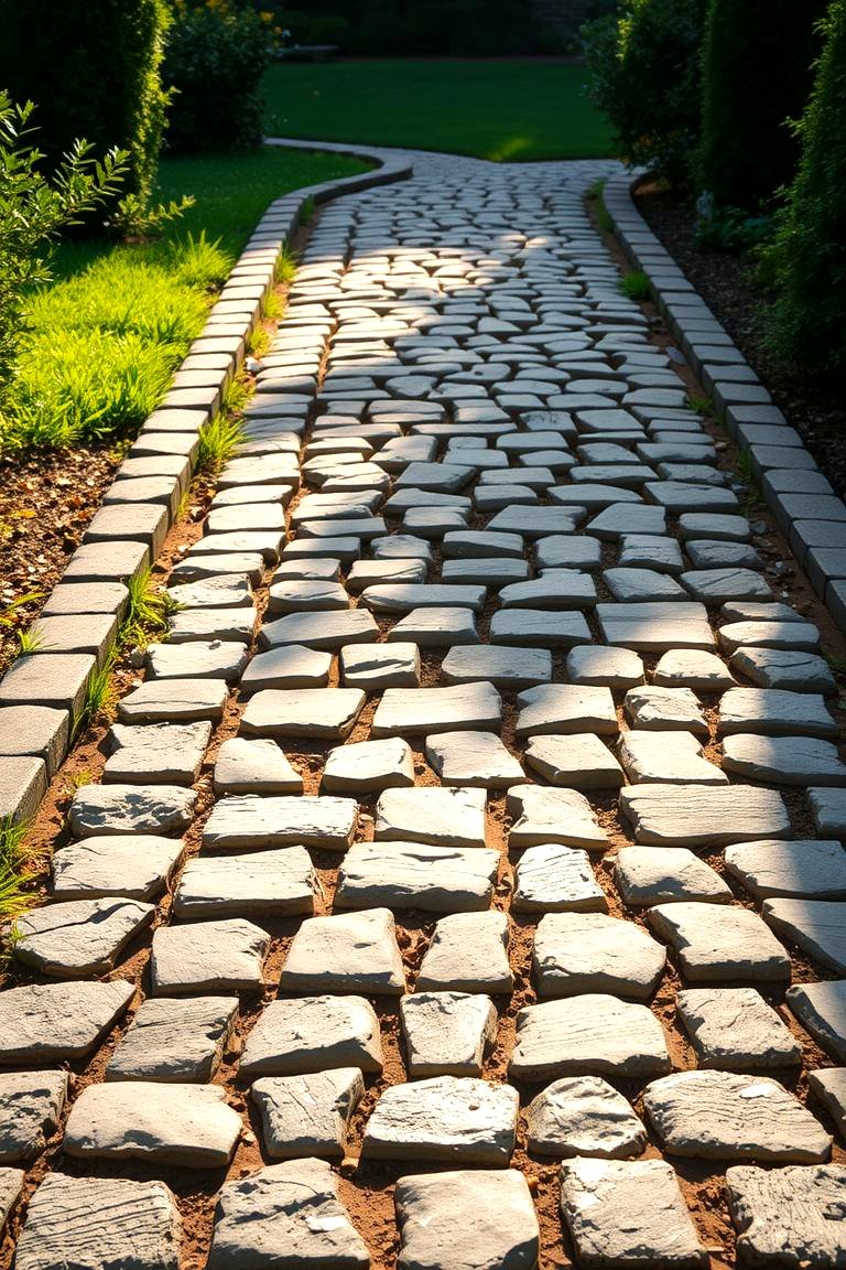 22 Cobblestone Walkway Inspirations: Timeless Garden Paths - Lost At E ...