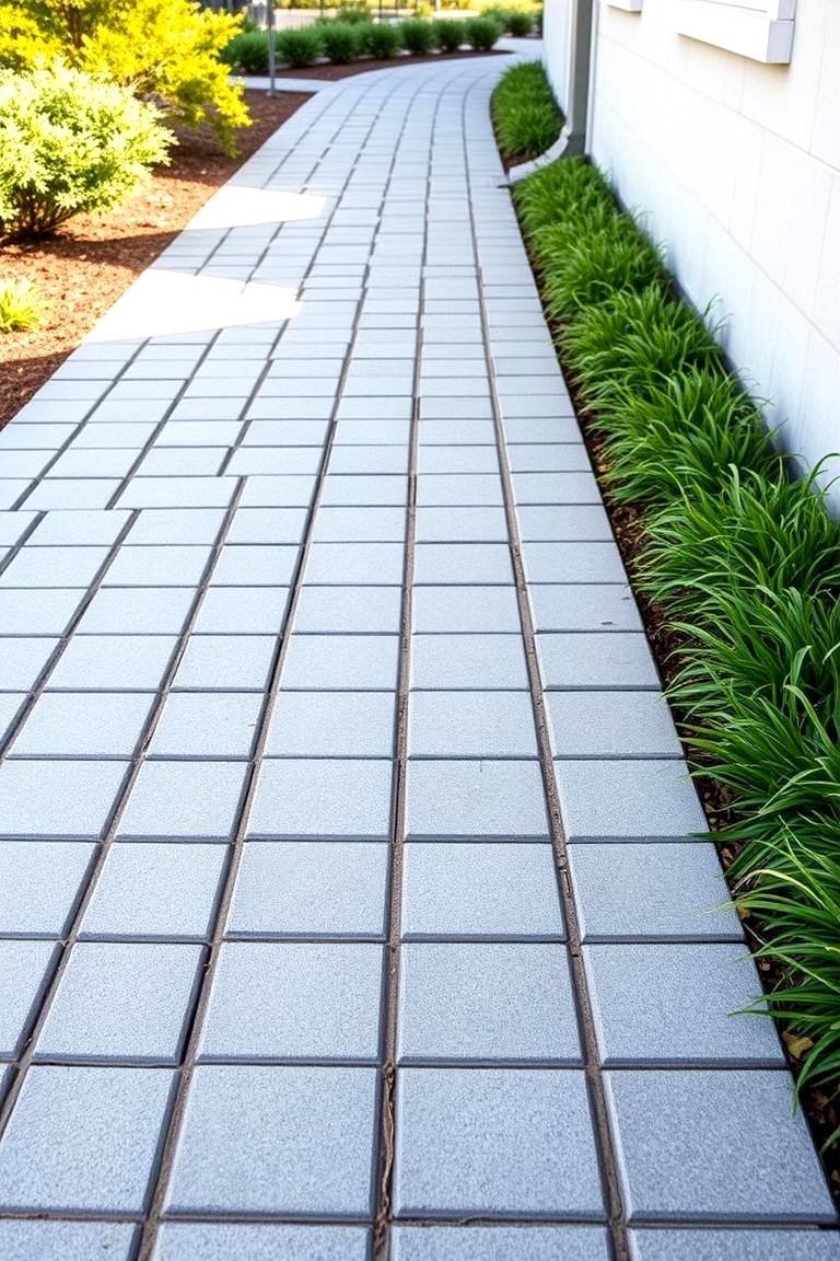 22 Grey Paver Walkway Ideas for Durable Landscaping - Lost At E Minor