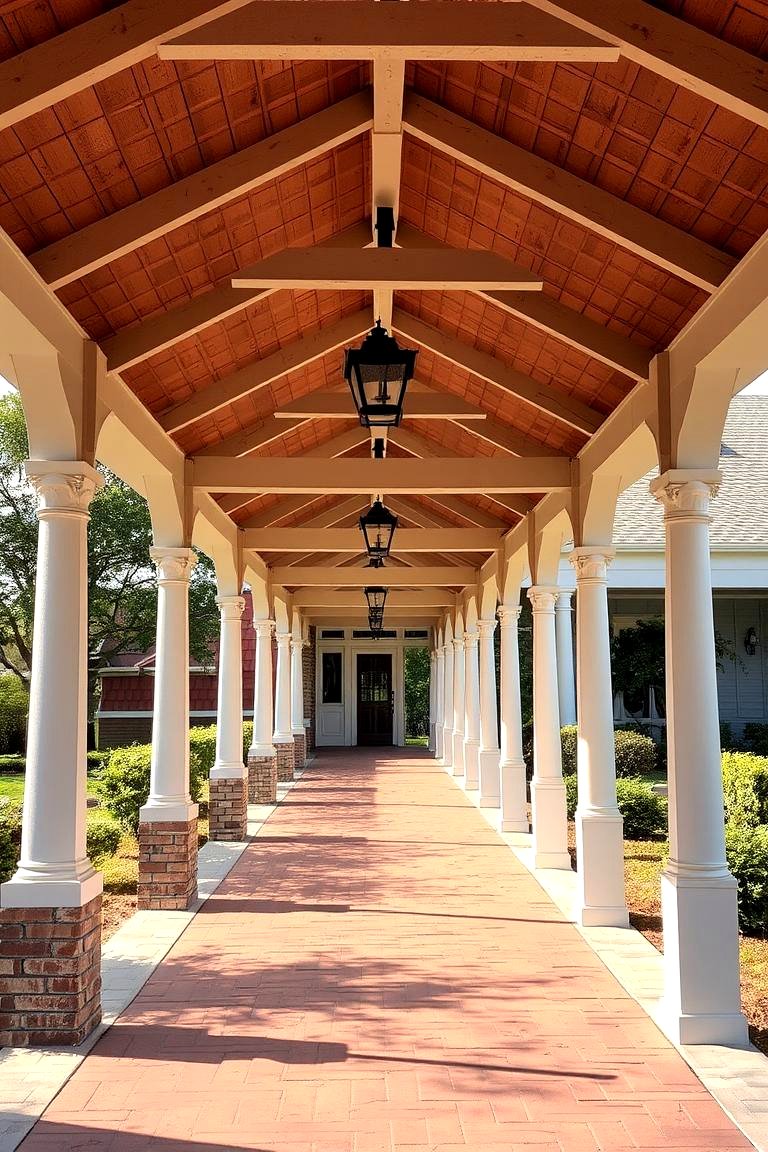 22 Covered Walkway Ideas for Functional Outdoor Design - Lost At E Minor