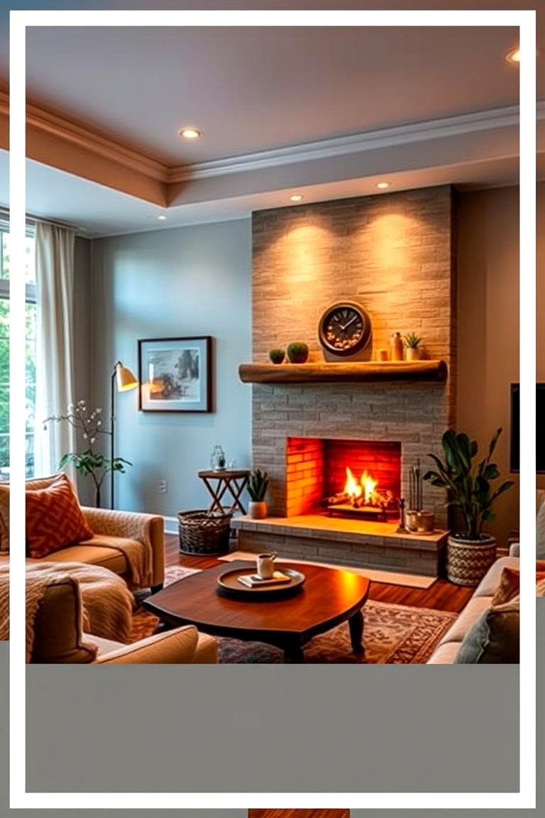 22 Warm Fireplace Lighting Ideas for a Cozy Ambiance - Lost At E Minor