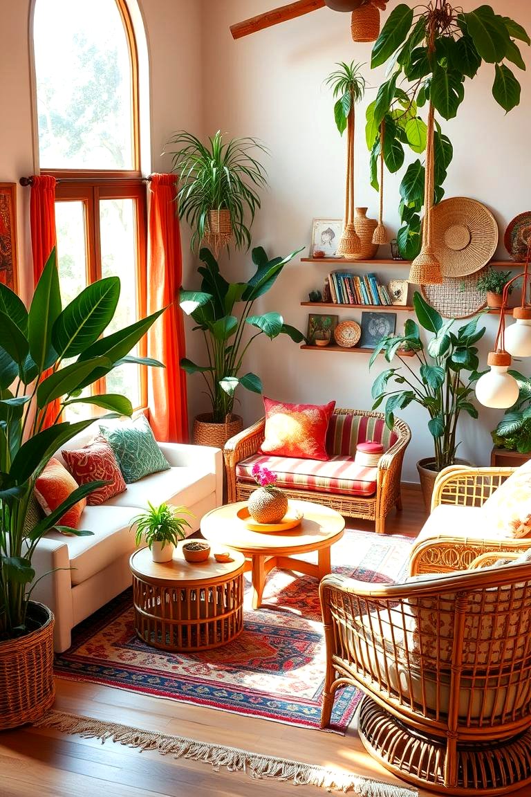 22 Tropical Bohemian Decor Ideas for Vibrant Spaces - Lost At E Minor