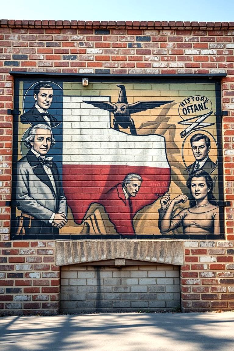 22 Bold Texas Mural Ideas for Vibrant Wall Art Statements - Lost At E Minor