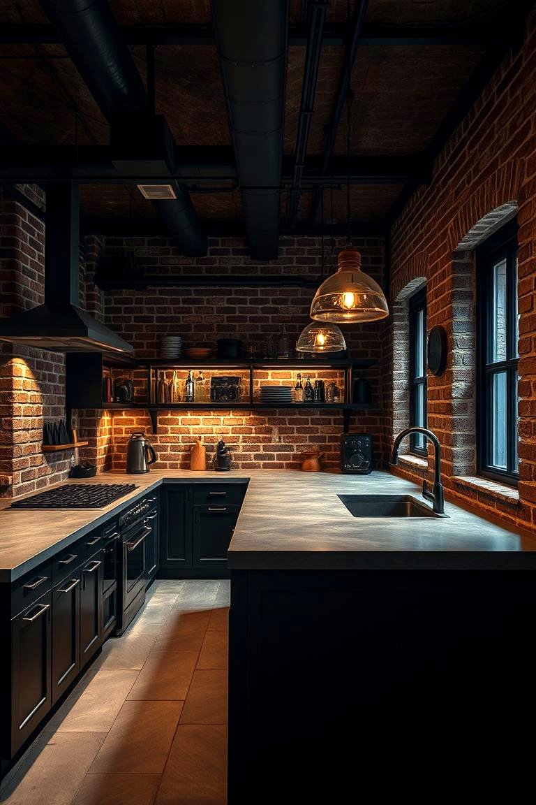 22 Dark Kitchen Ideas for a Modern Culinary Space - Lost At E Minor