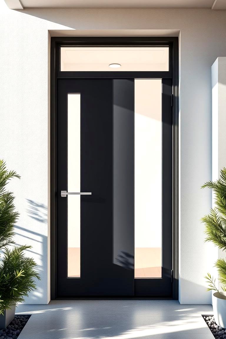 22 Dark Gray Front Door Ideas for Modern Curb Appeal - Lost At E Minor