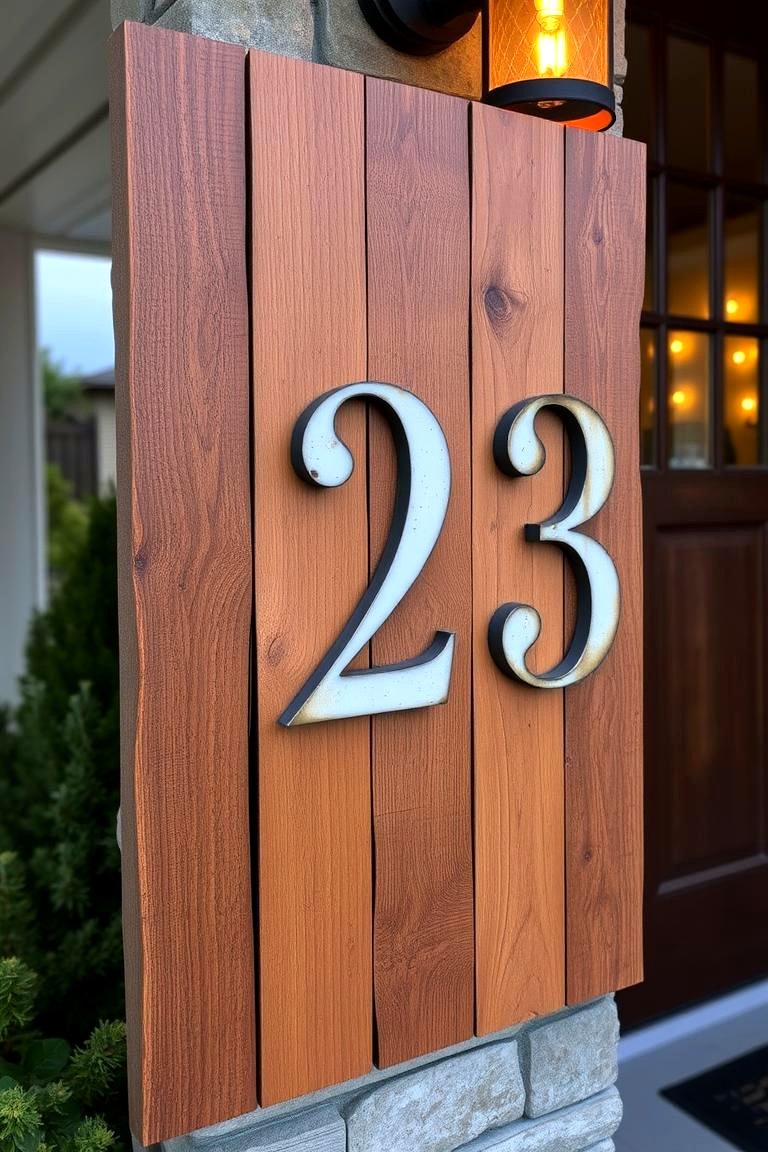 22 Creative House Number Ideas to Enhance Your Curb Appeal - Lost At E ...