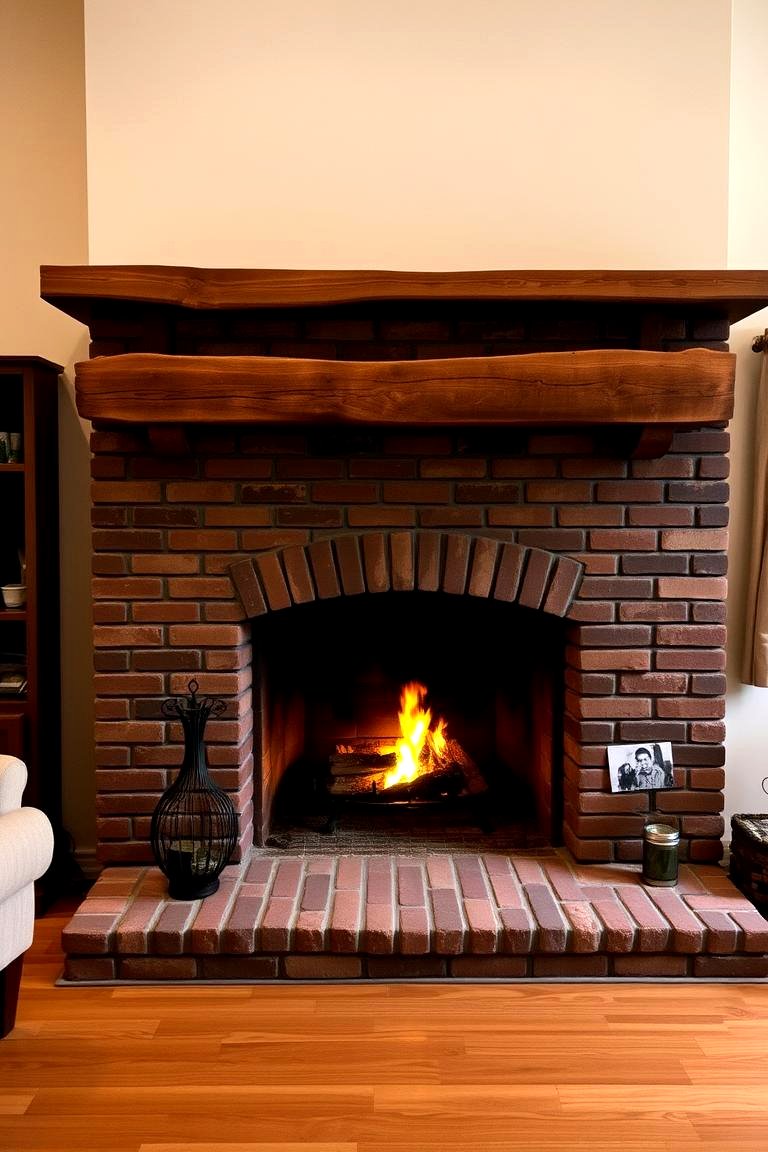 22 Brick Fireplace Ideas to Anchor Your Living Room Design - Lost At E ...