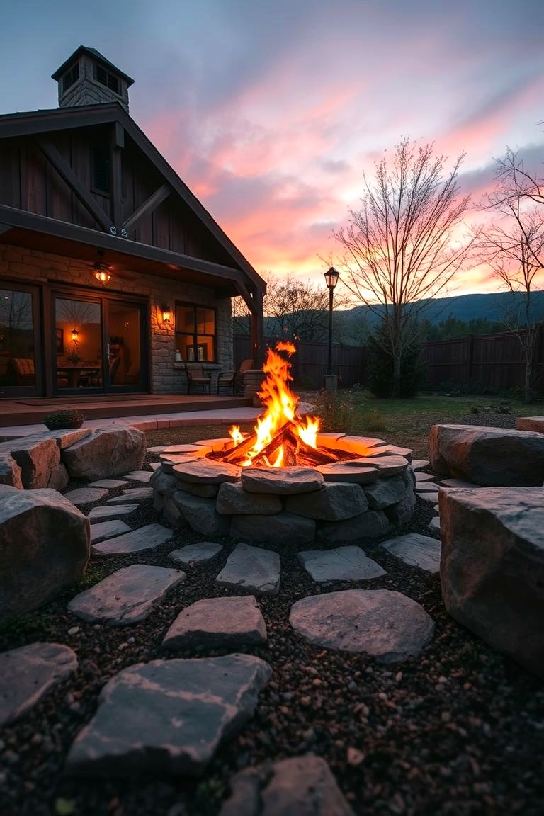22 Backyard Fire Pit Ideas for Cozy Landscaped Gatherings - Lost At E Minor