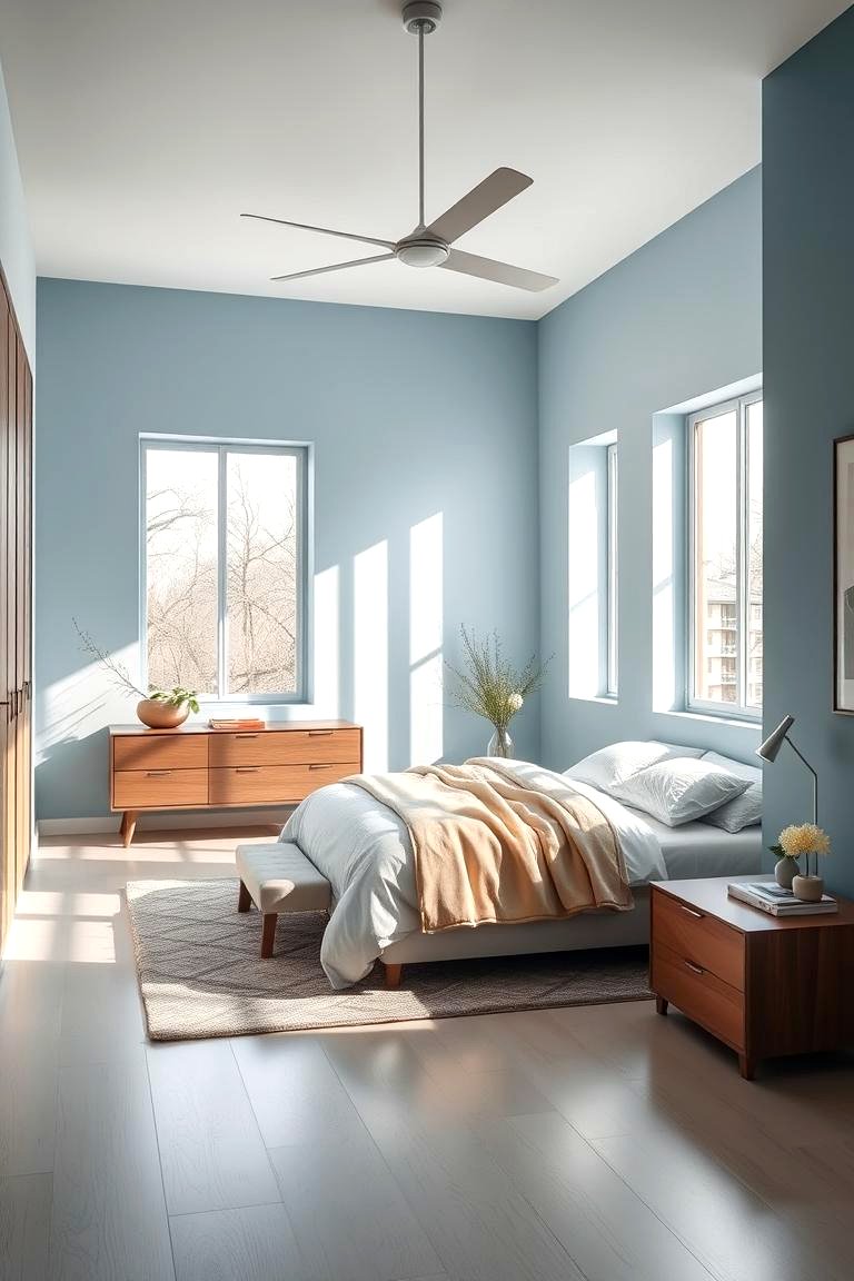 22 Sky Blue Bedroom Ideas: Serene & Airy Color Palettes - Lost At E Minor