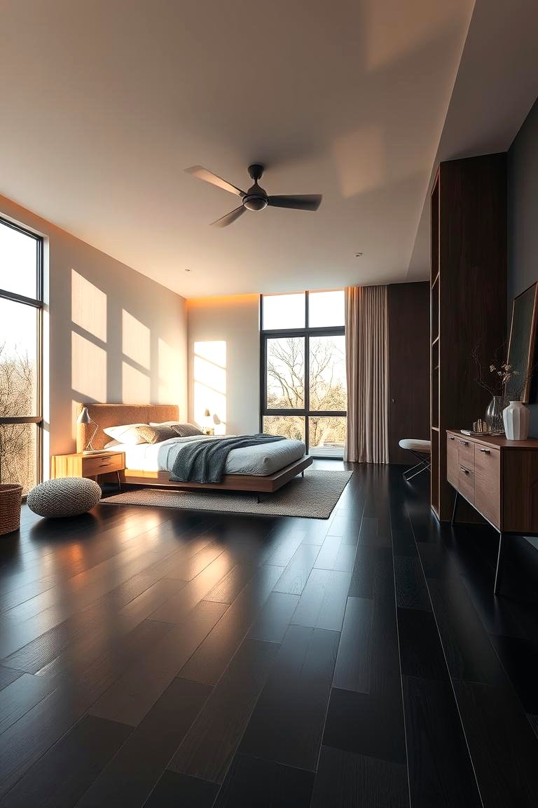 22 Modern Black Floor Bedroom Ideas for Sleek Aesthetics - Lost At E Minor