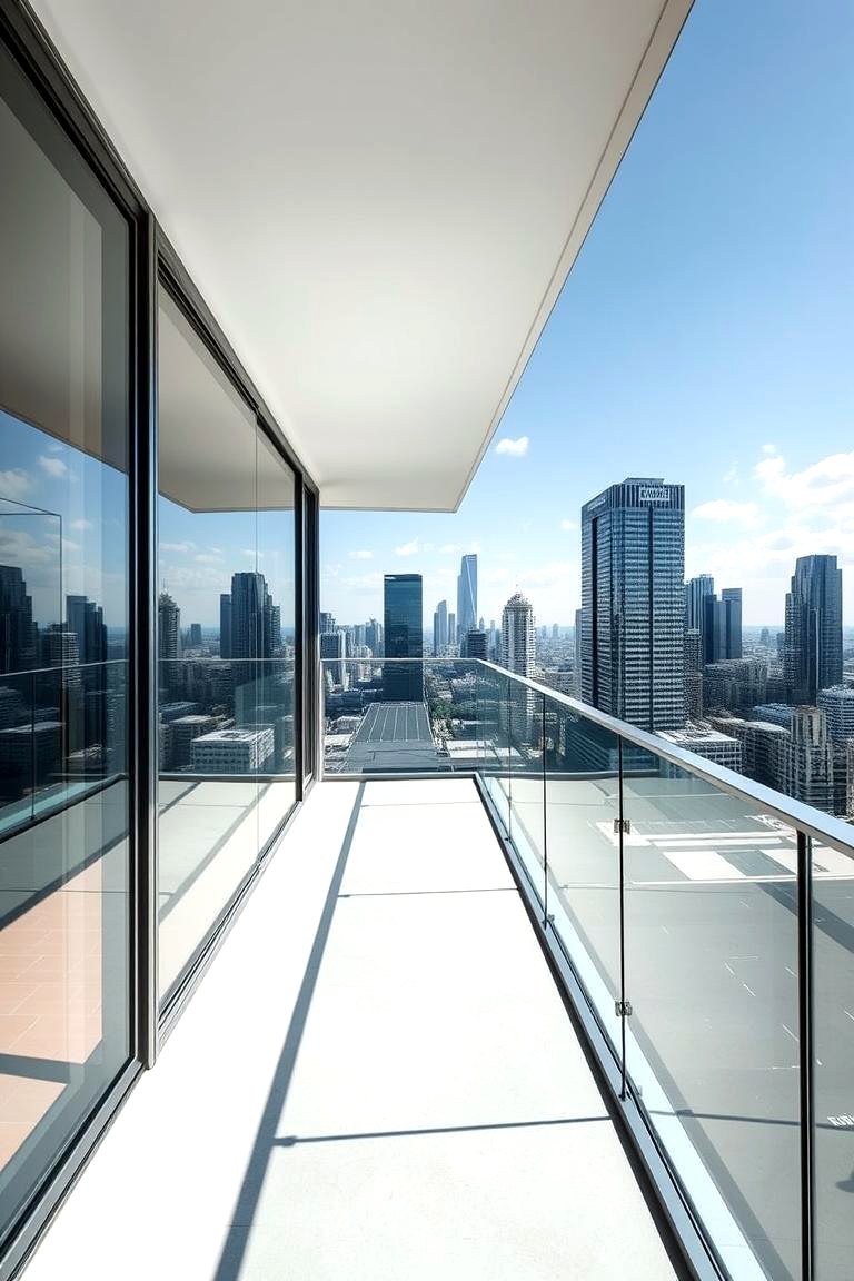 22 Glass Balcony Design Ideas: Sleek & Airy Outdoor Extensions - Lost ...