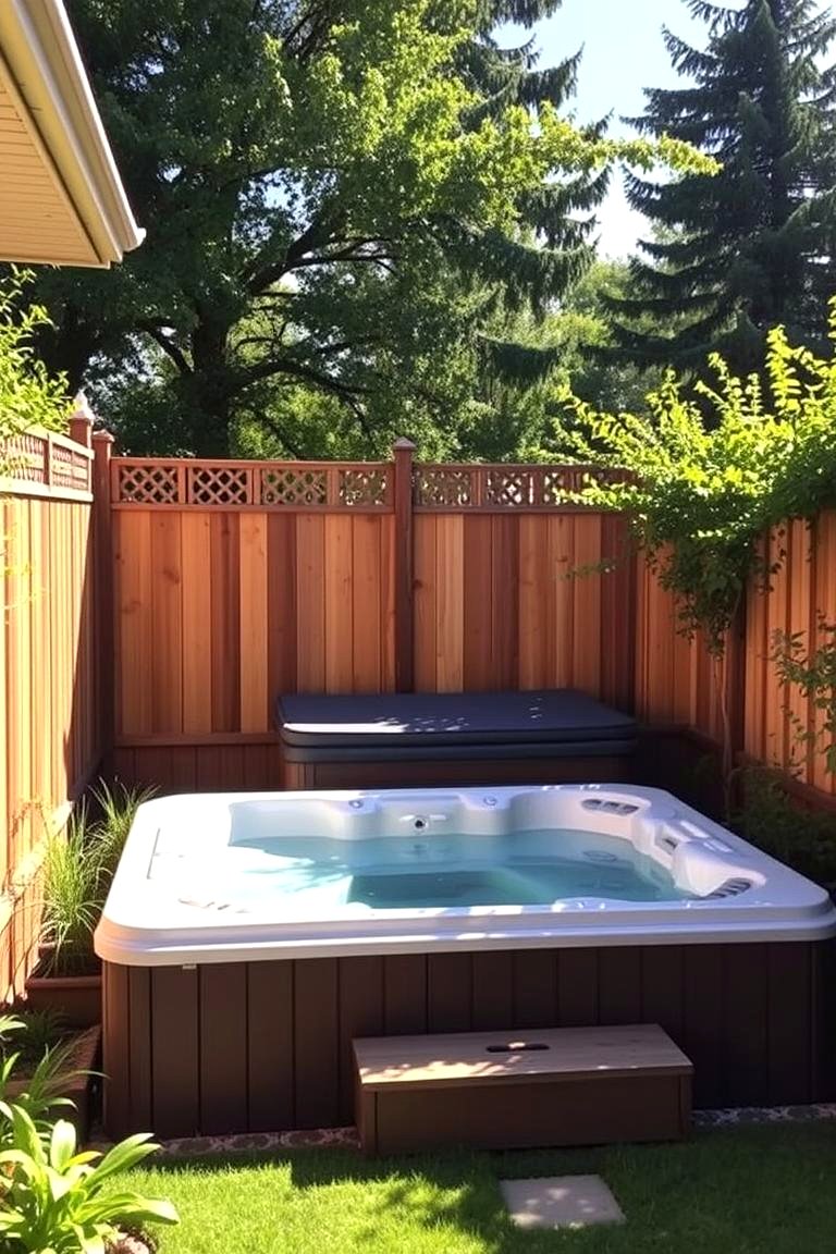 22 Backyard Hot Tub Privacy Ideas for a Secluded Spa - Lost At E Minor