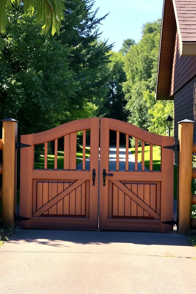 22 Driveway Gate Ideas for Security, Style, and First Impressions ...