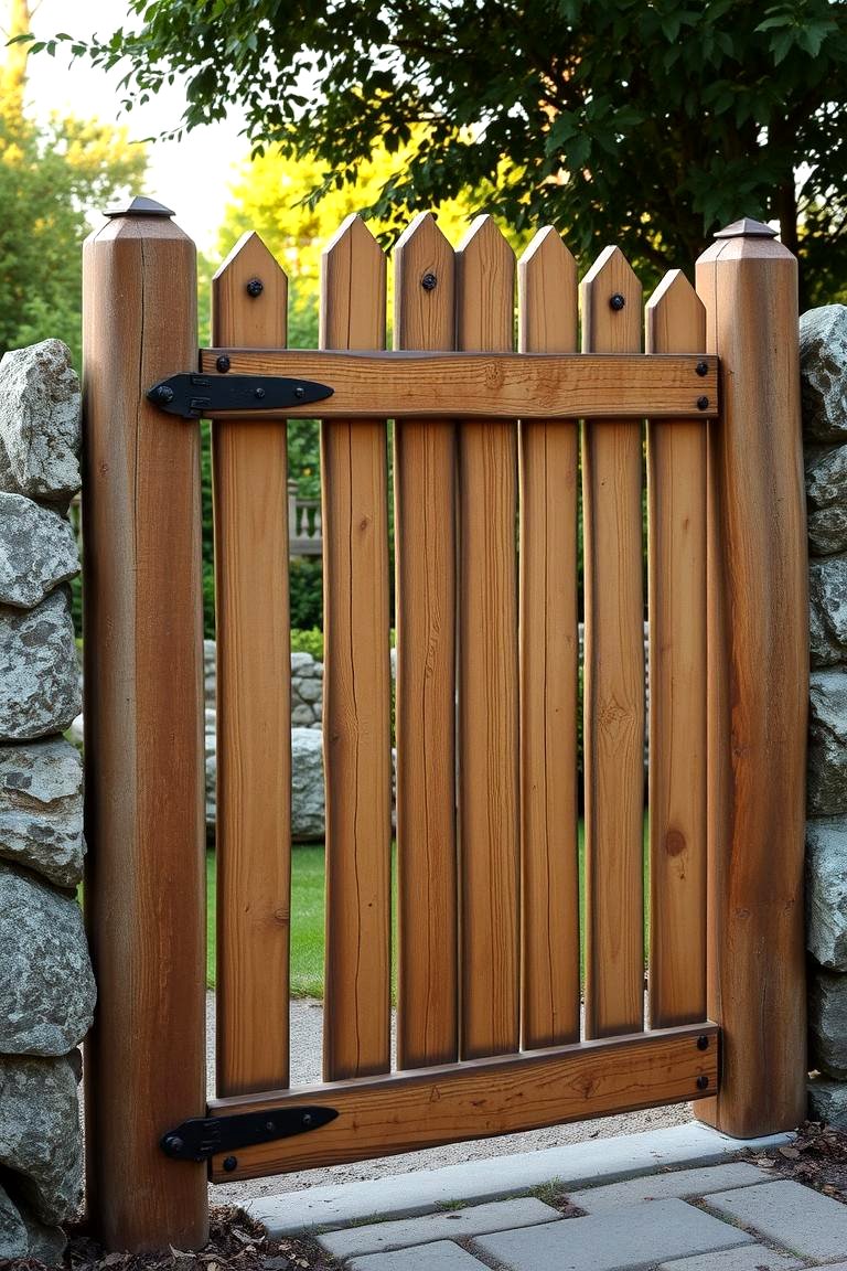 22 Creative Fence Gate Ideas to Enhance Your Outdoor Space - Lost At E ...